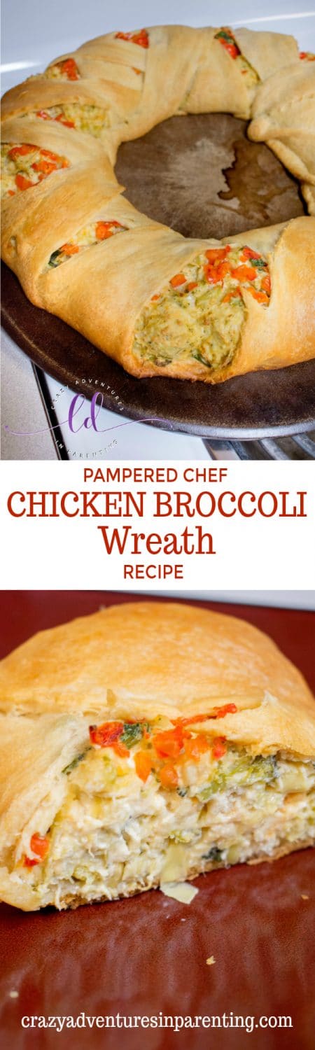 Pampered Chef Chicken Broccoli Wreath Recipe