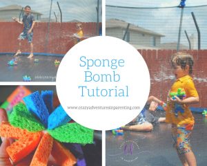 Sponge Bomb Tutorial - Crazy Adventures in Parenting