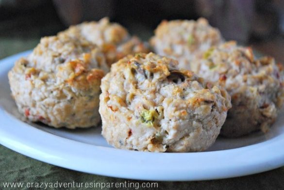 Clean Eating Chicken Muffins Recipe | Crazy Adventures in Parenting
