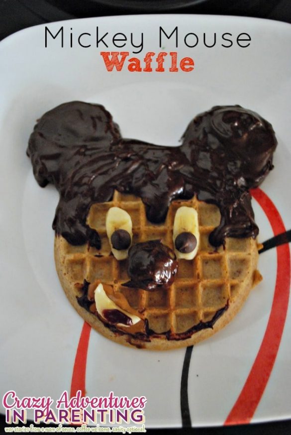 Mickey Mouse Waffles #EggoWaffleOff | Crazy Adventures in Parenting