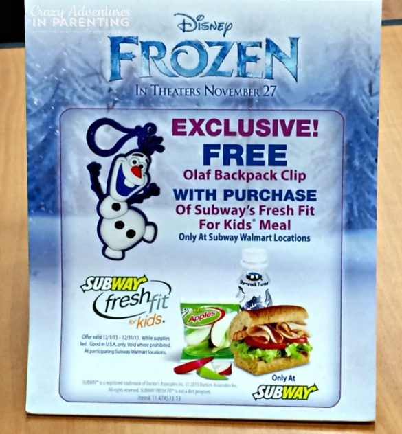 Disney FROZEN Toys at Walmart and Subway #FrozenFun #shop #cbias