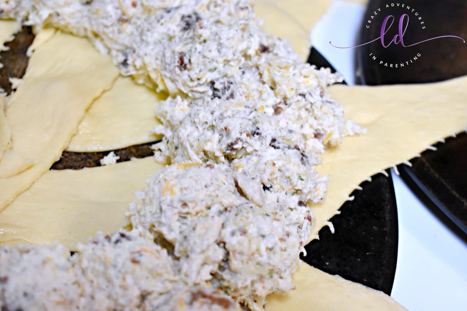 Chicken Bacon Ranch Cheddar Wreath | Crazy Adventures in Parenting