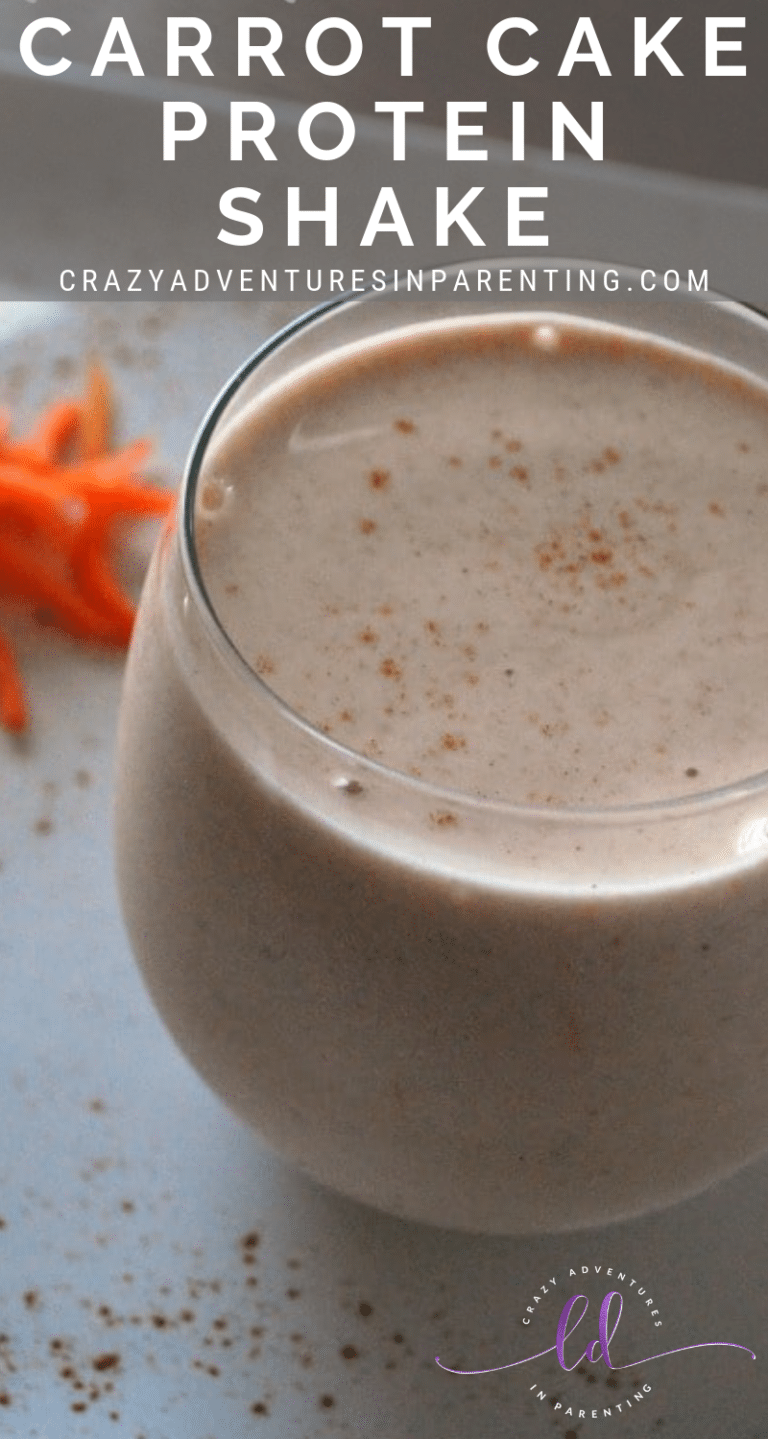Carrot Cake Protein Shake | Crazy Adventures in Parenting