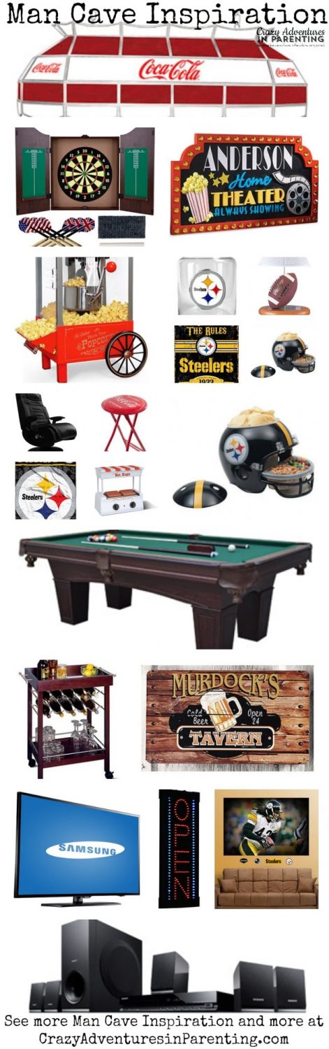 Man Cave Inspiration and Father's Day Gift Ideas | Crazy Adventures in ...