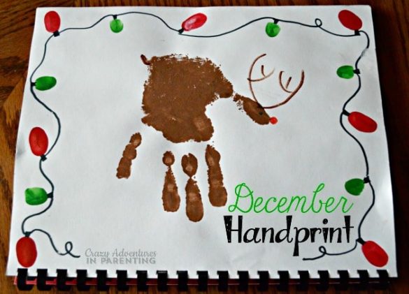Handprint Calendar + 15 Homemade Gift Ideas Kids Can Make