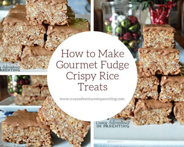 Gourmet Fudge Crispy Rice Treats