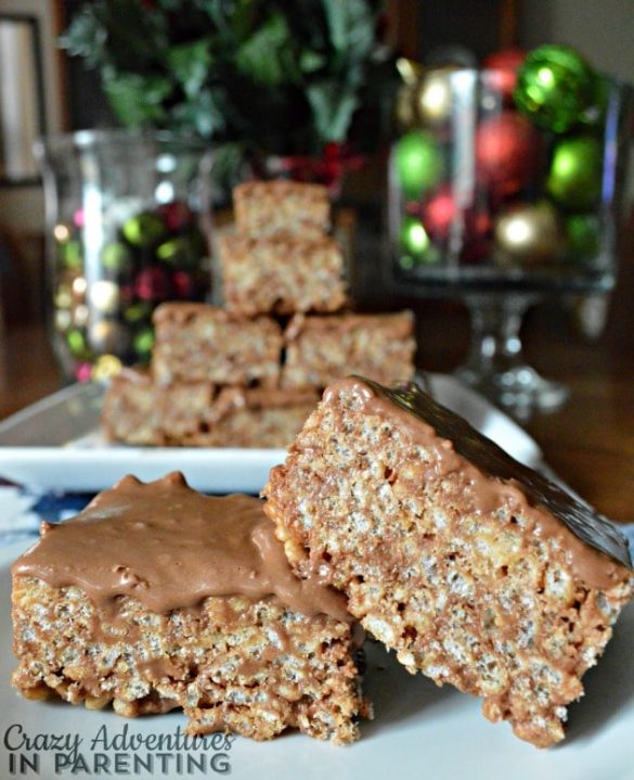 Gourmet Fudge Crispy Rice Treats