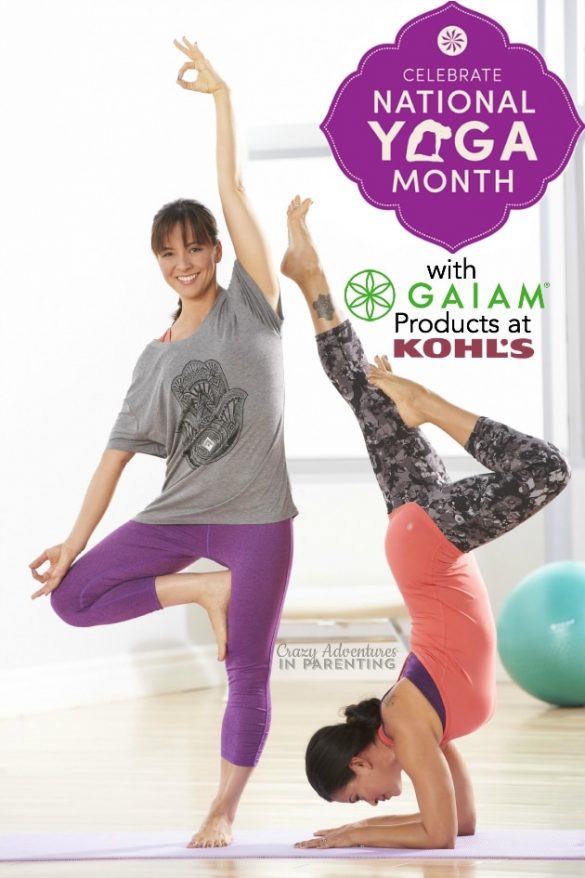 Celebrate National Yoga Month with Gaiam & Kohl's