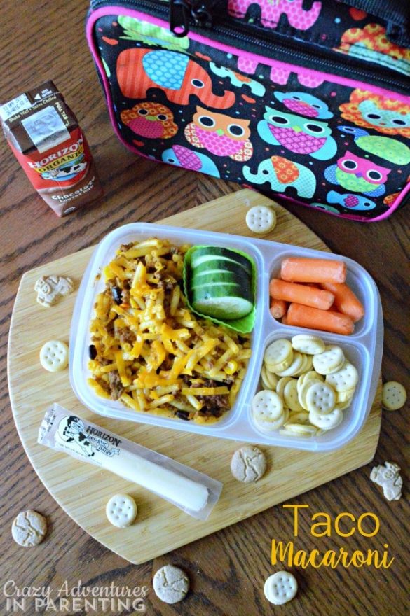 Taco Macaroni for School Lunch #BackToSchool #NaturalFoods | Crazy ...