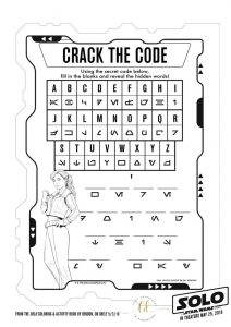 SOLO: A STAR WARS STORY Coloring Pages and Activity Sheets | Crazy ...