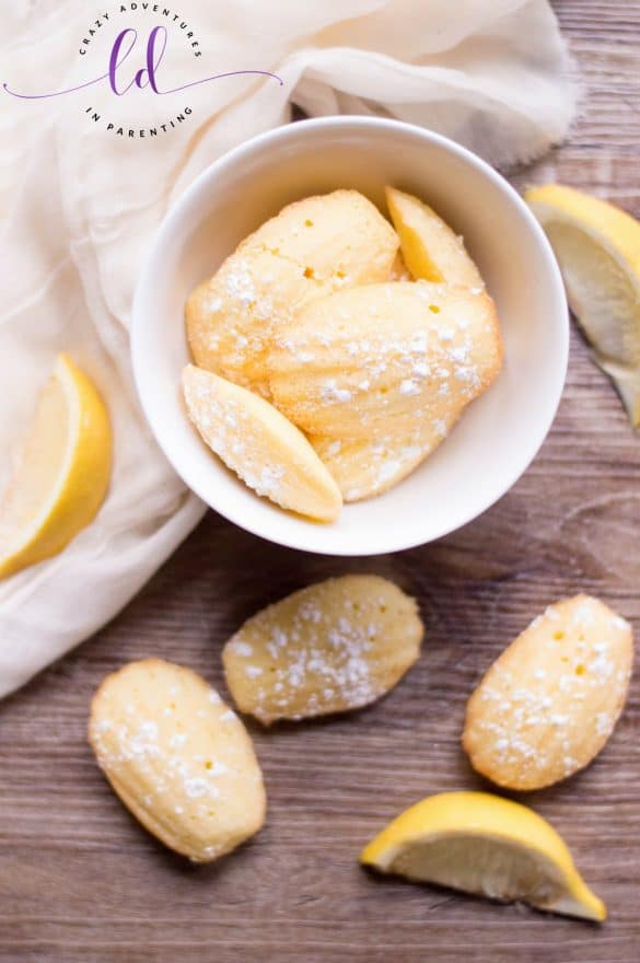 Lemon Madeleines Recipe | Crazy Adventures in Parenting