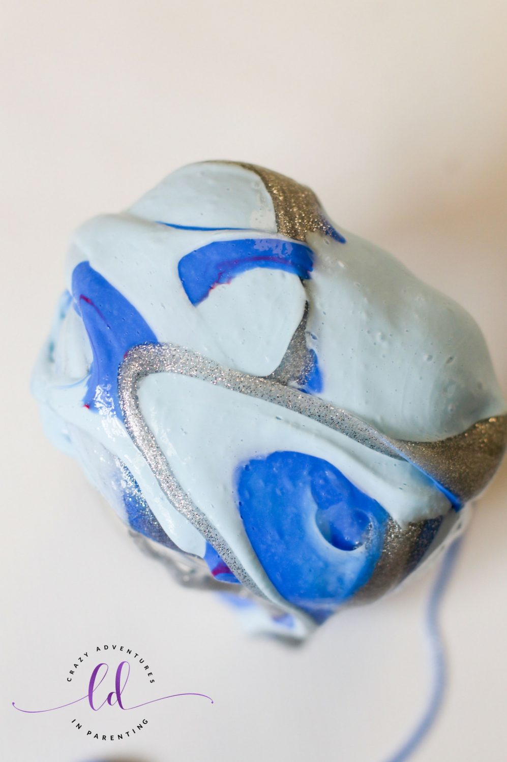 Glitter Slime Recipe for Boys | Crazy Adventures in Parenting