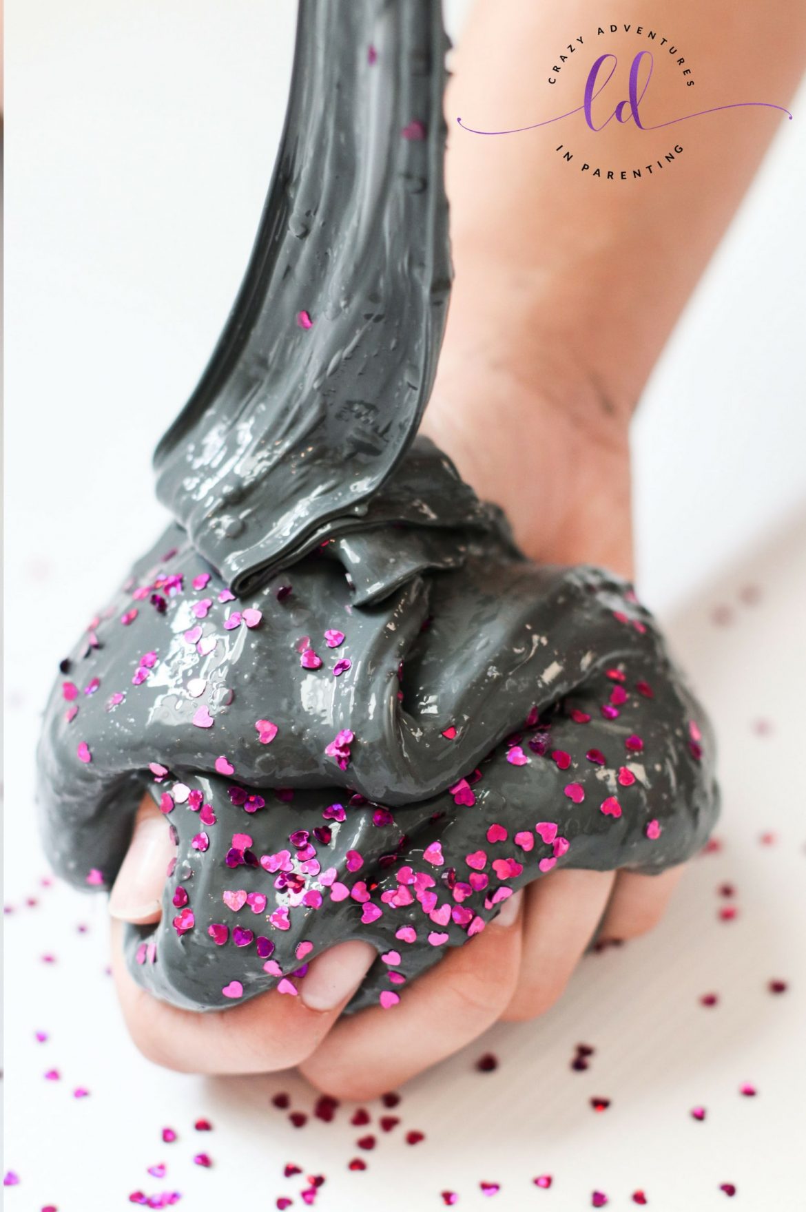 Oil Slick Slime Recipe | Crazy Adventures in Parenting
