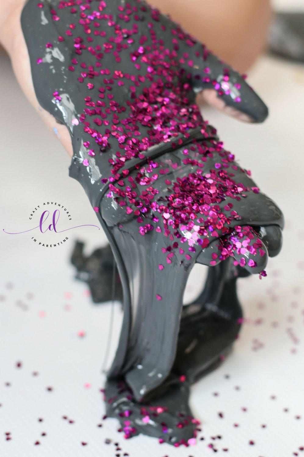 Oil Slick Slime Recipe | Crazy Adventures in Parenting