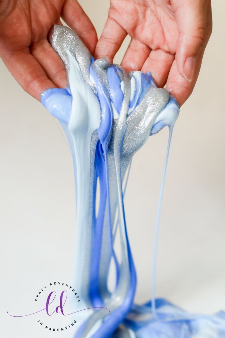 Glitter Slime Recipe for Boys | Crazy Adventures in Parenting