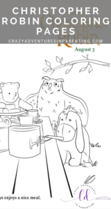 Christopher Robin Coloring Pages and Activity Sheets | Crazy Adventures ...