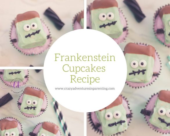 Frankenstein Cupcakes Recipe | Crazy Adventures in Parenting