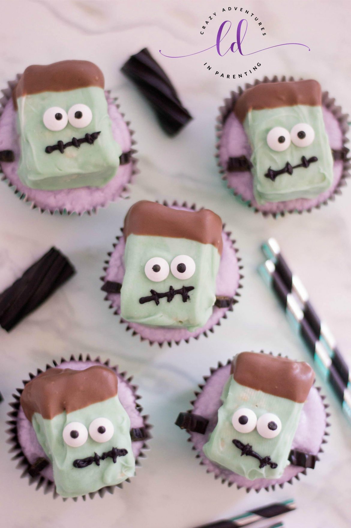 Frankenstein Cupcakes Recipe | Crazy Adventures in Parenting