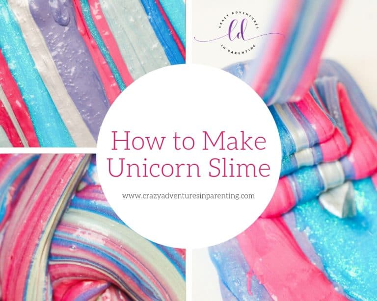Unicorn Slime Recipe | Crazy Adventures in Parenting