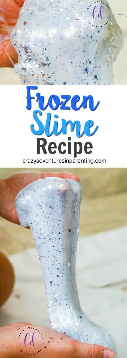 Frozen Slime Recipe | Crazy Adventures in Parenting