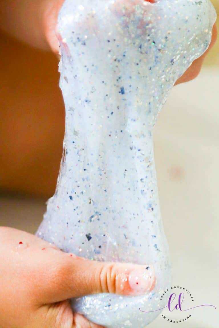 Frozen Slime Recipe | Crazy Adventures in Parenting