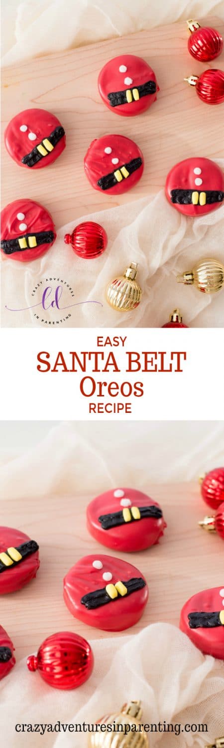 Santa Belt Oreos | Crazy Adventures in Parenting