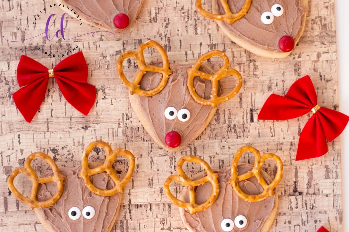 Rudolph Cookies for Kids | Crazy Adventures in Parenting