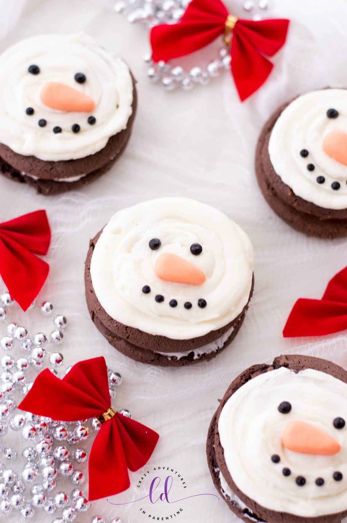Snowman Whoopie Pies | Crazy Adventures in Parenting