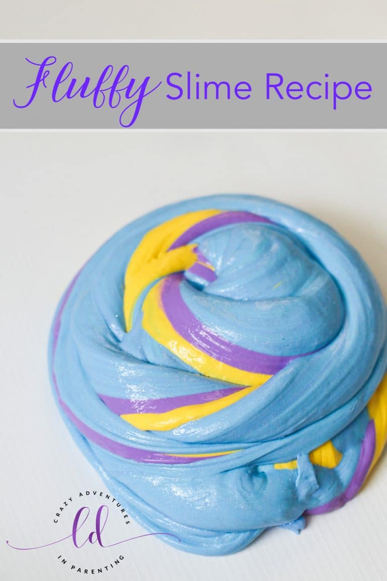 Best Fluffy Slime Recipe | Crazy Adventures in Parenting