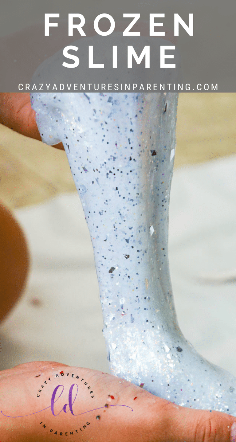Frozen Slime Recipe | Crazy Adventures in Parenting