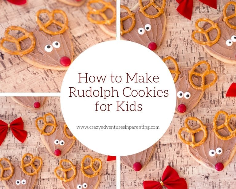 Rudolph Cookies for Kids | Crazy Adventures in Parenting