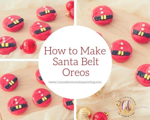 Santa Belt Oreos | Crazy Adventures in Parenting