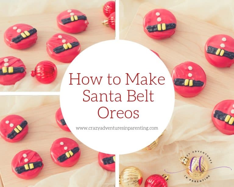 Santa Belt Oreos | Crazy Adventures in Parenting