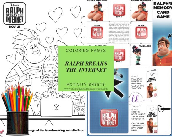 Ralph Breaks the Internet Coloring Pages and Activity Sheets | Crazy ...