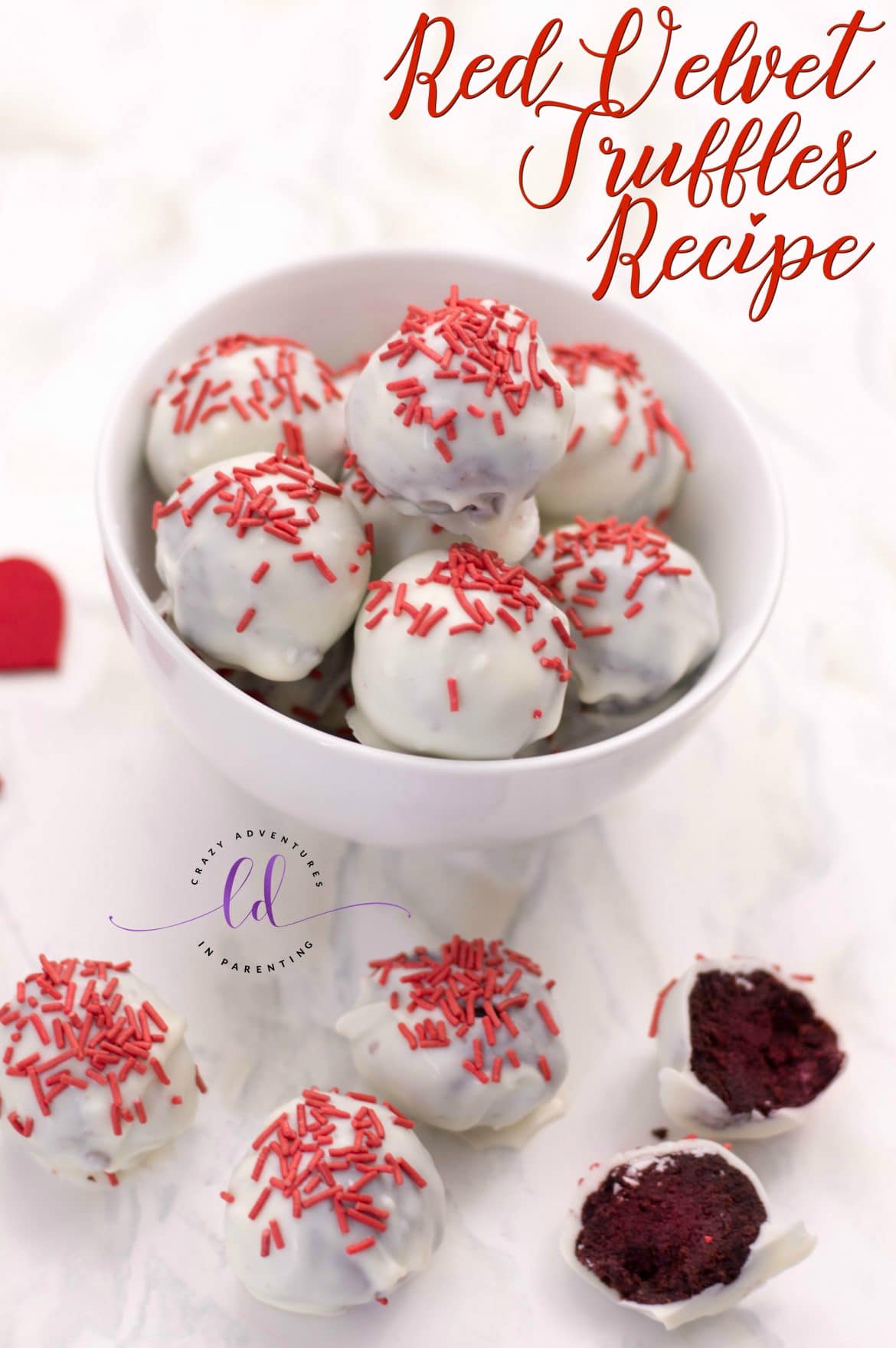 Red Velvet Truffles Recipe | Crazy Adventures in Parenting