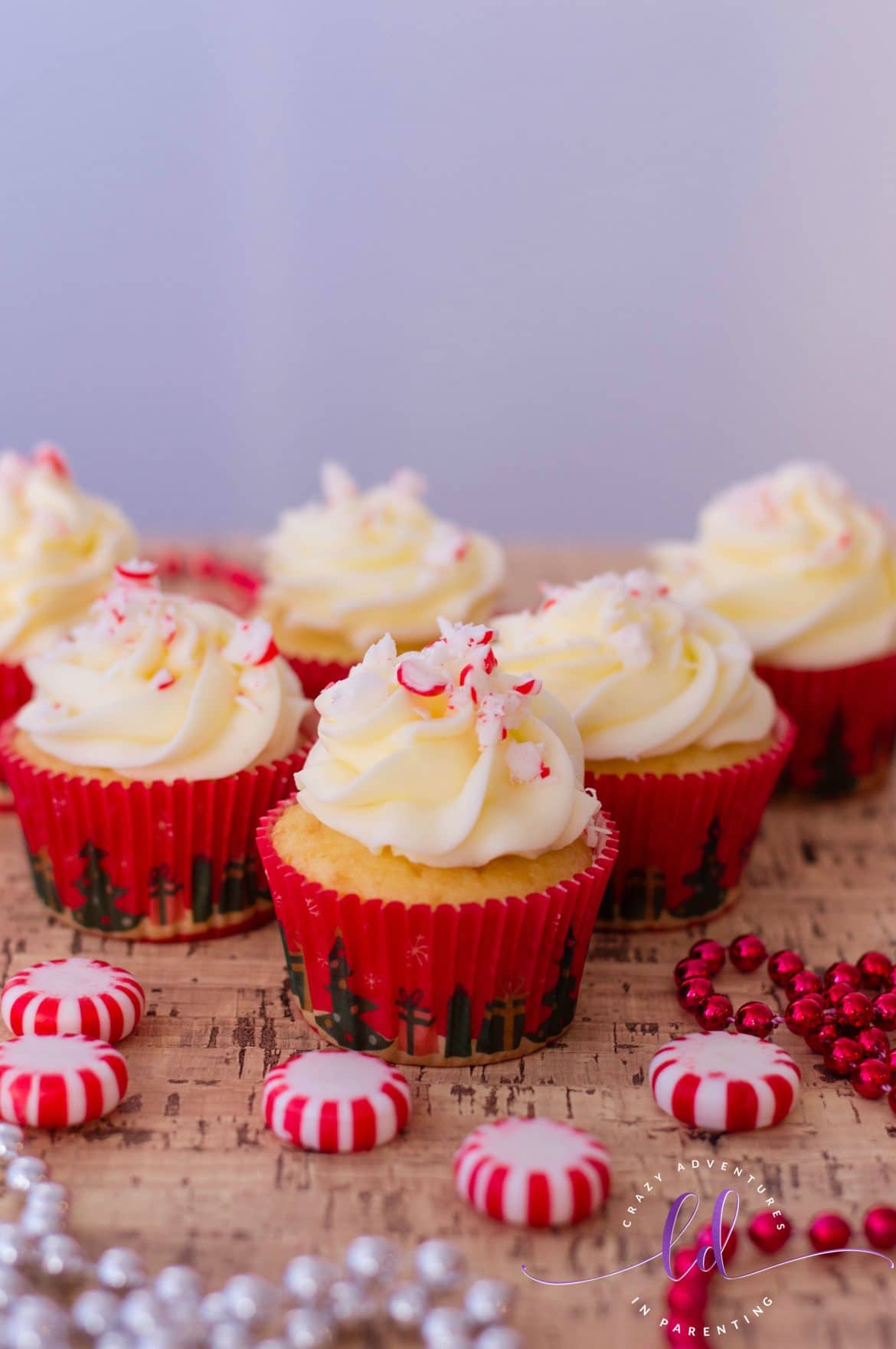 Peppermint Cupcakes | Crazy Adventures in Parenting