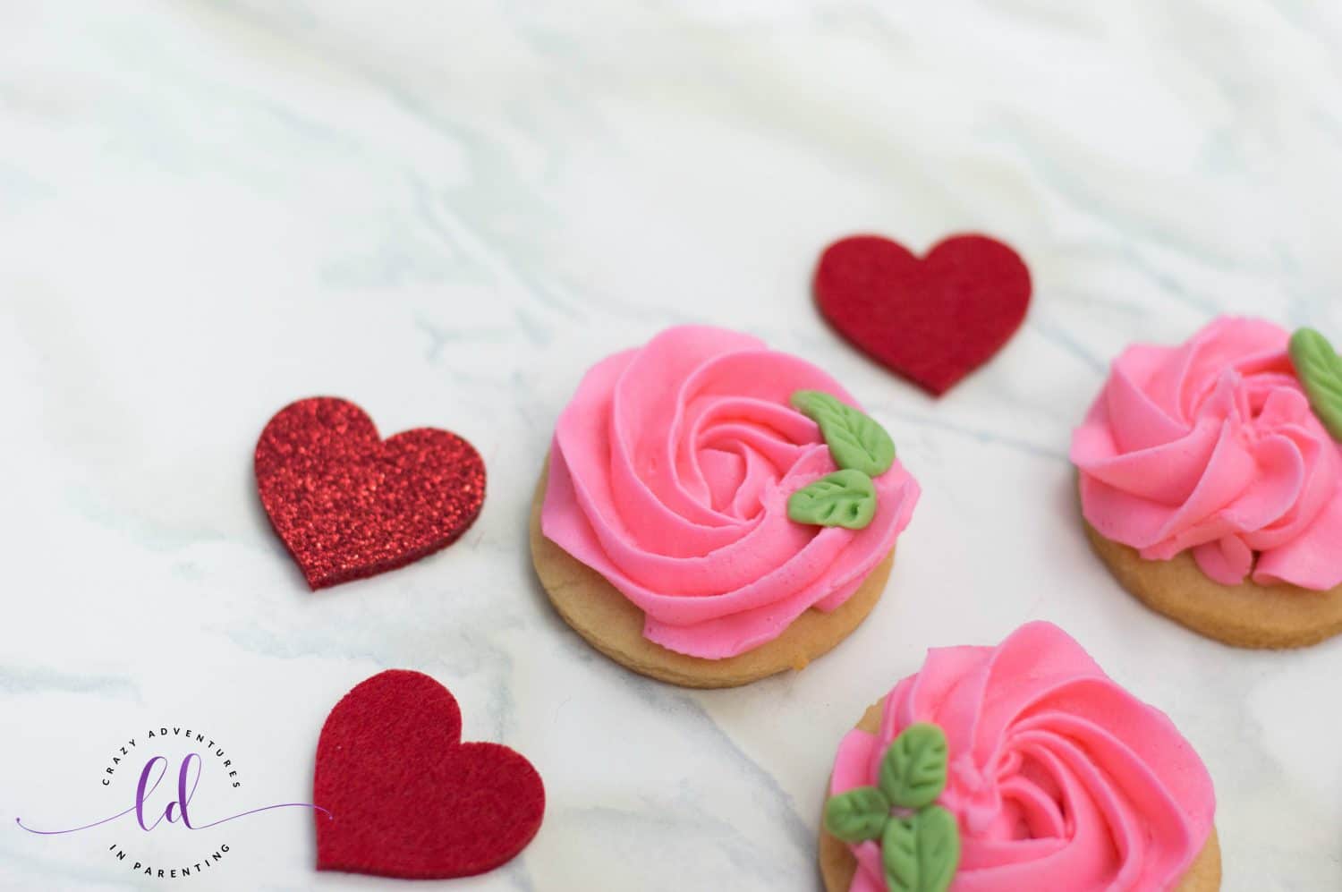 Rose Sugar Cookies Recipe | Crazy Adventures in Parenting
