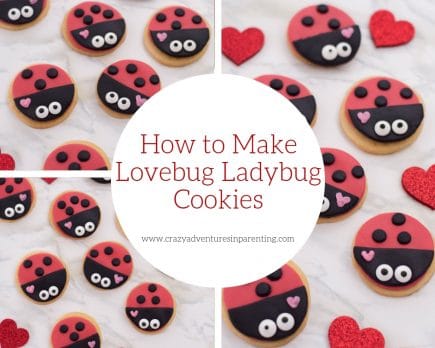 Lovebug Ladybug Cookies | Crazy Adventures in Parenting