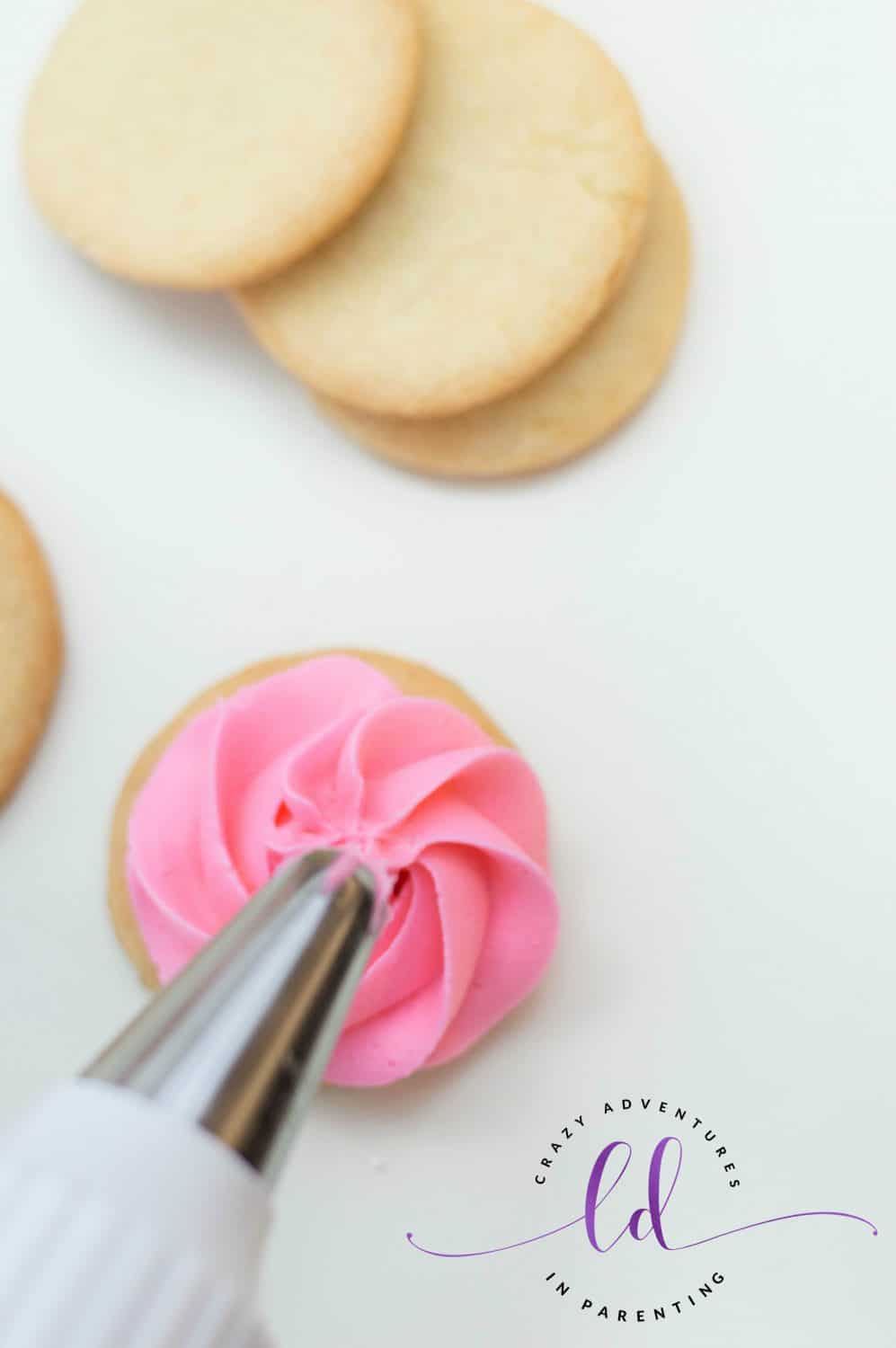 Rose Sugar Cookies Recipe | Crazy Adventures in Parenting