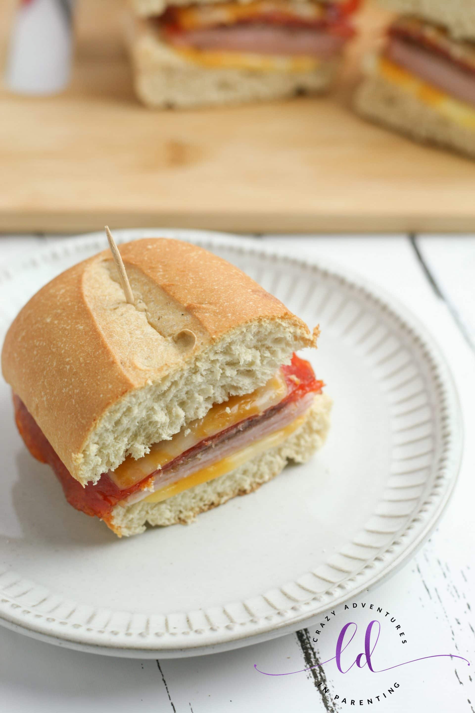 Mini Party Subs - Great for Parties! | Crazy Adventures in Parenting