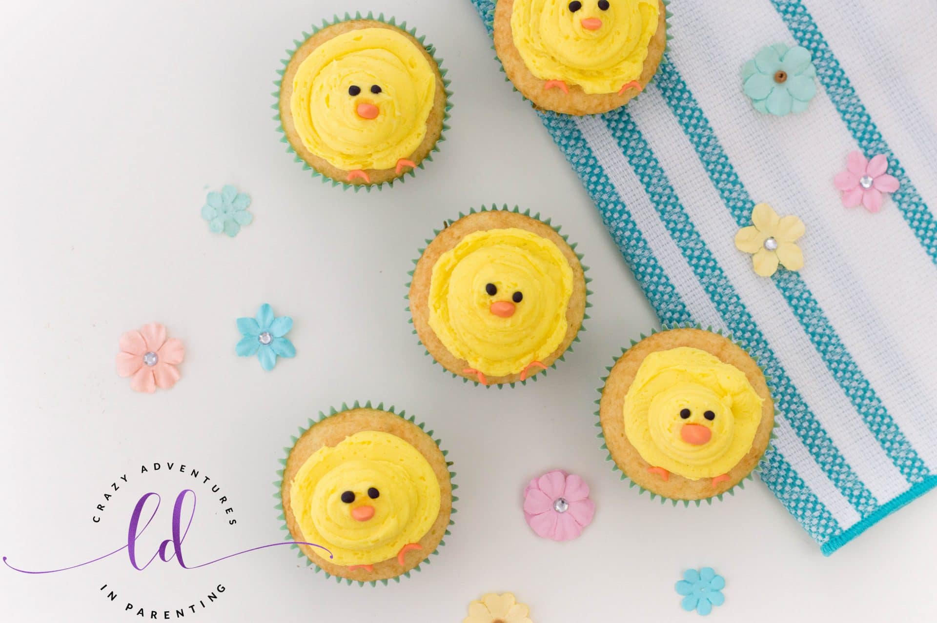 Chick Cupcakes Perfect for Easter | Crazy Adventures in Parenting