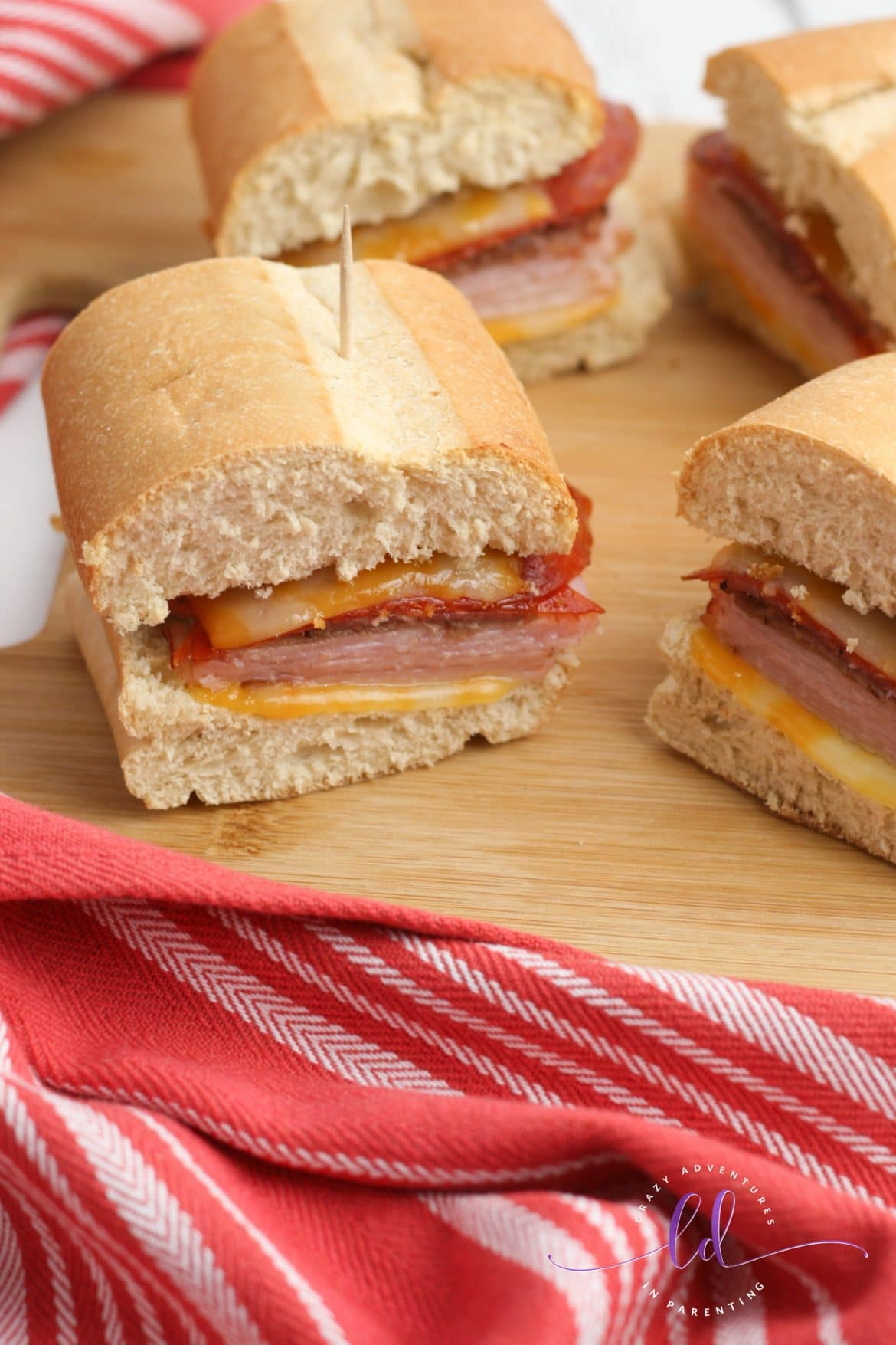 Mini Party Subs - Great for Parties! | Crazy Adventures in Parenting