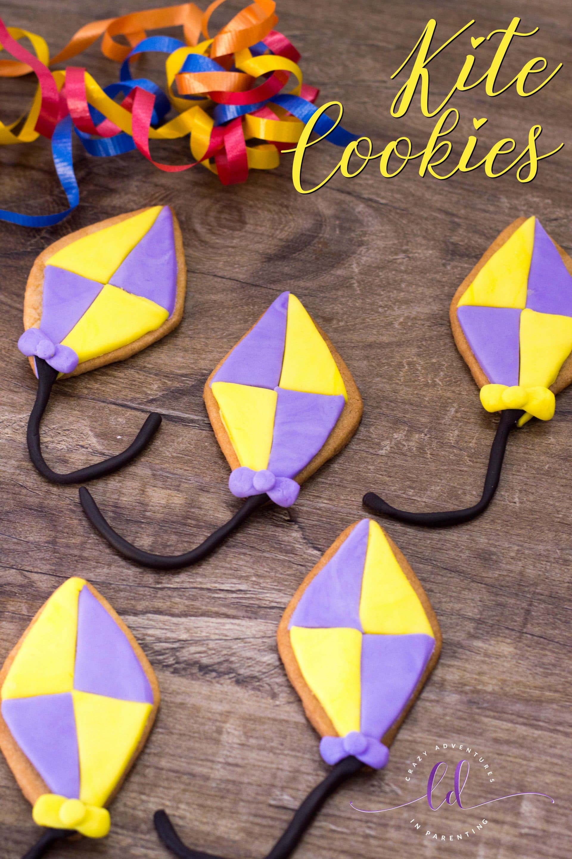 Kite Cookies | Crazy Adventures in Parenting