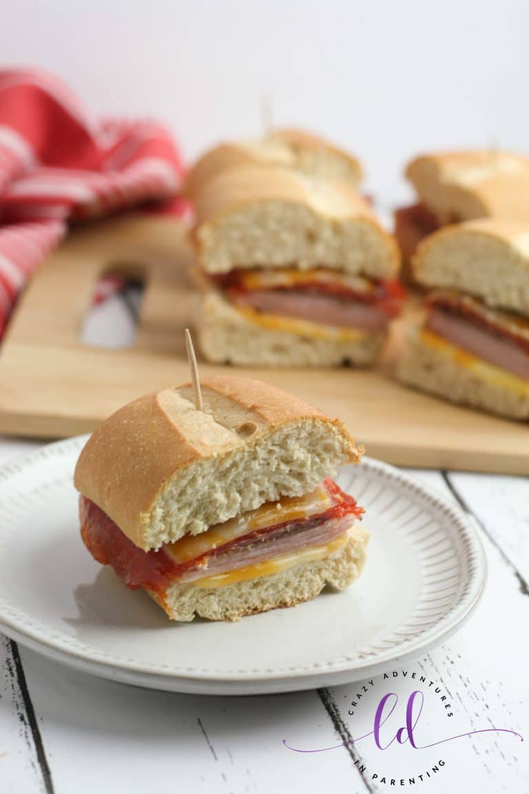Mini Party Subs - Great for Parties! | Crazy Adventures in Parenting