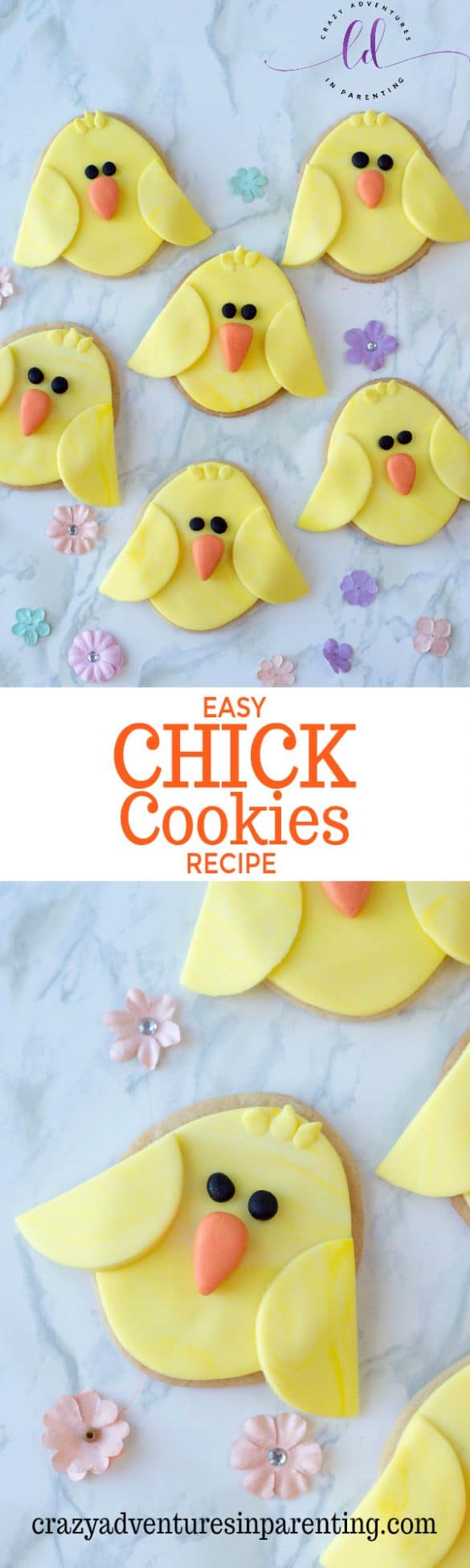 Chick Cookies Perfect for Easter | Crazy Adventures in Parenting