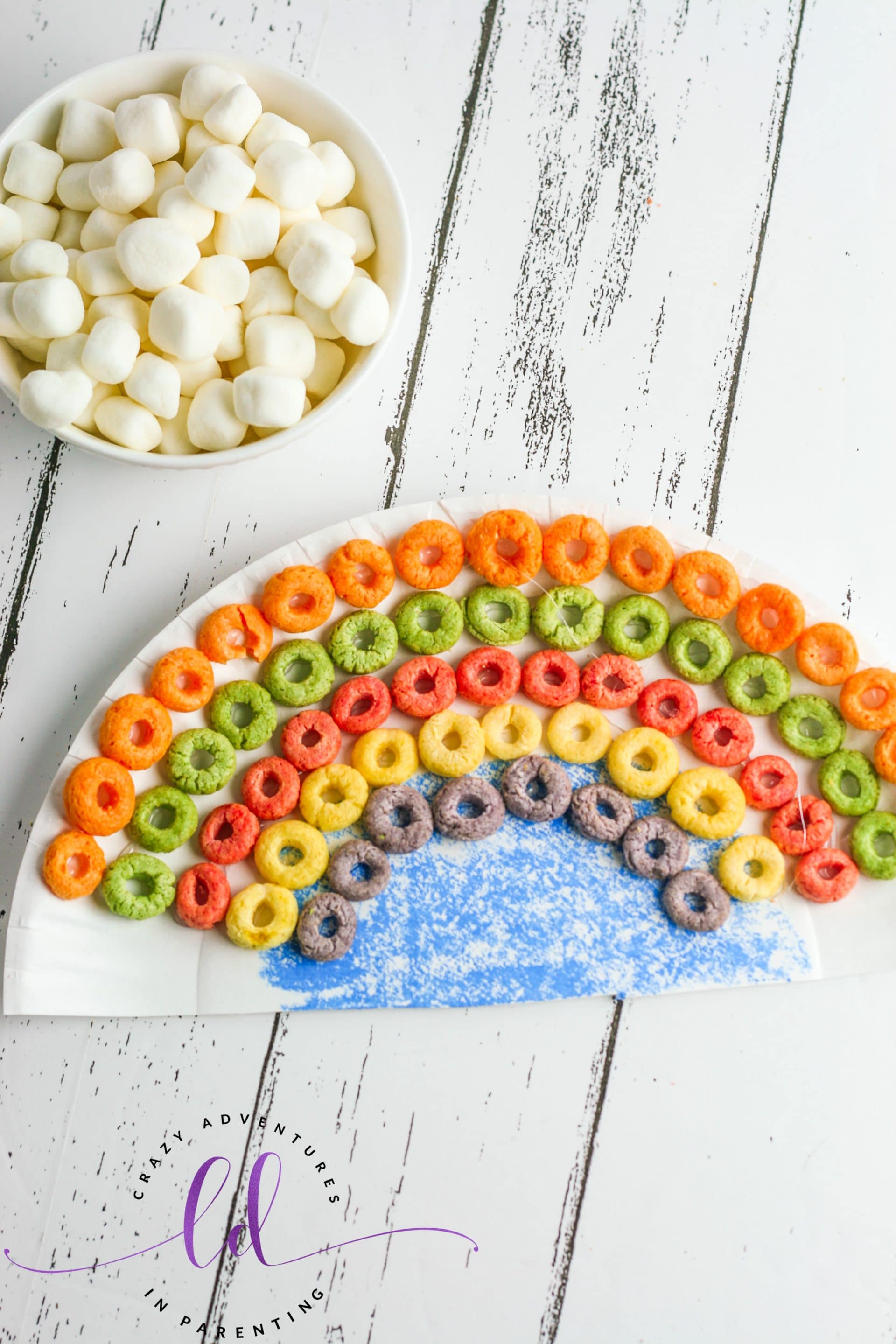 Cereal Rainbow Craft | Crazy Adventures in Parenting