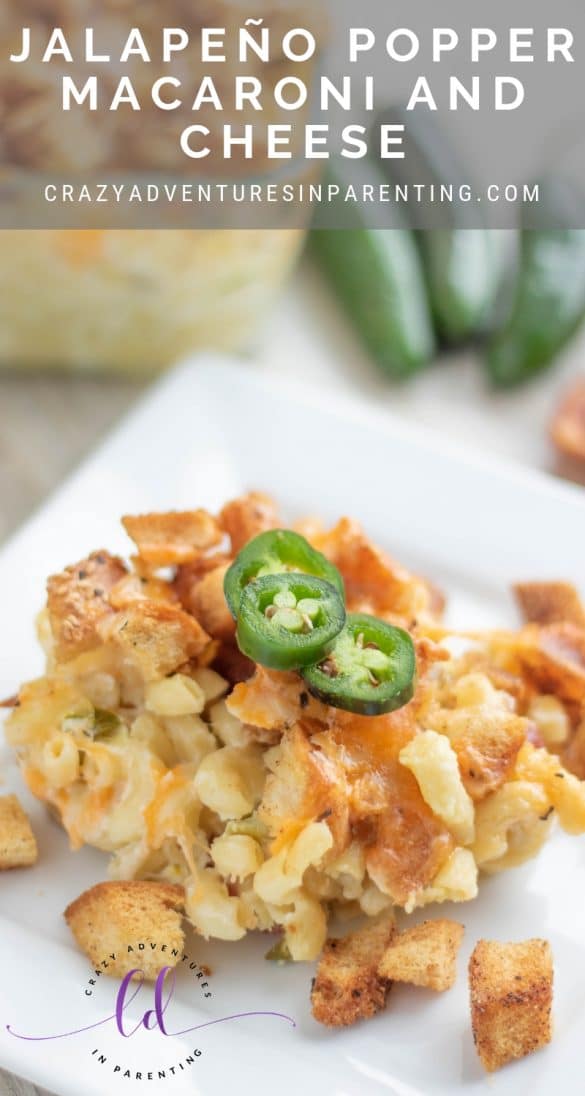 Jalapeño Popper Macaroni and Cheese | Crazy Adventures in Parenting
