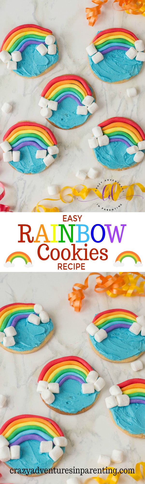 Rainbow Cookies | Crazy Adventures in Parenting