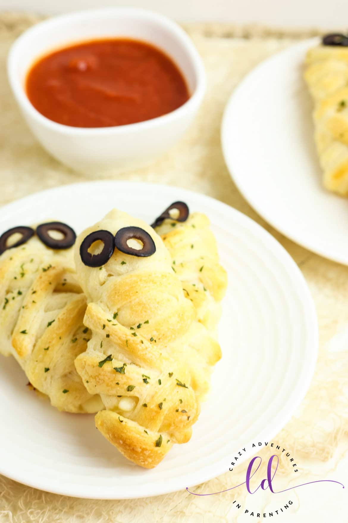 Cheesy Mummy Breadsticks for Halloween | Crazy Adventures in Parenting