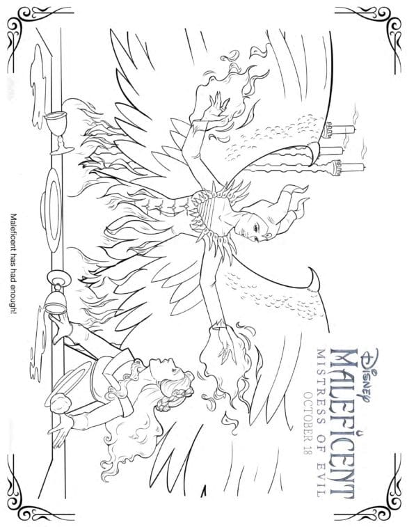 Maleficent 2 Coloring Pages and Activity Sheets | Crazy Adventures in ...